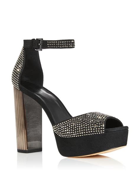 Michael Kors Womens Mmk Porter Peep Toe Ankle Strap Sandals 150th