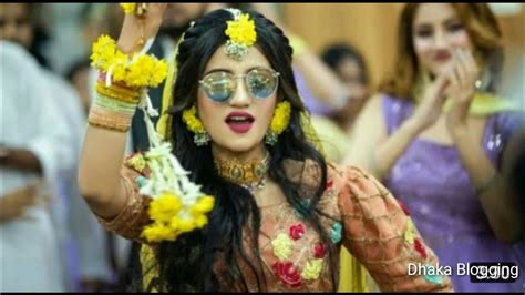 Bangla Song Dance Performance Brides Holud Entry Dhaka Blogging