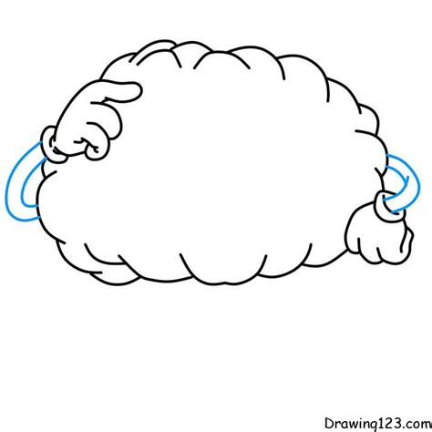 Stap 3 Teken Twee Benen Om De Beurt