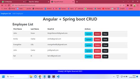 Github Bala 11employee Management System A Web Project Using Spring
