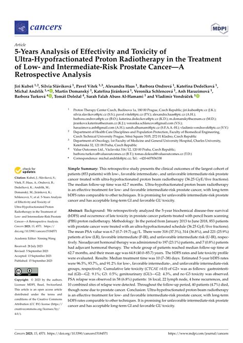 Pdf 5 Years Analysis Of Effectivity And Toxicity Of Ultra