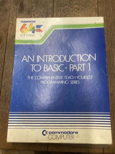 commodore 64 an introduction to basic part 1 book and cassettes see
