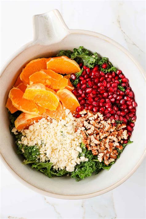 Kale And Pomegranate Salad Goodness Avenue