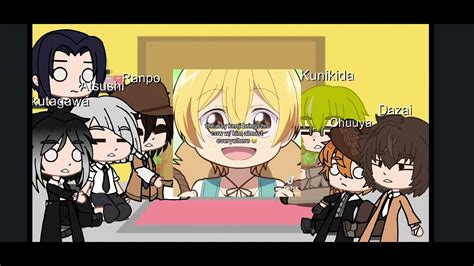 Bsd Character React To Eachother Part 1 By Naoto623 Credits Are In The Vid YouTube