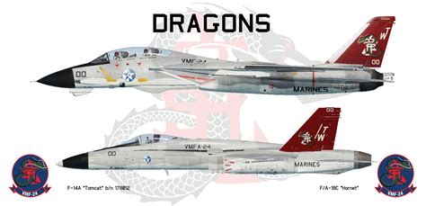 Ace Combat Marine Fighter Squadron 24 Dragons Fa 18c