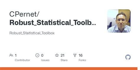 Github Cpernetrobuststatisticaltoolbox Robuststatisticaltoolbox