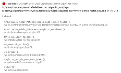 Fatal Error On View Editor When The Events Calendar Pro Is Active At The Same Time Issue