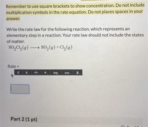 Solved Remember To Use Square Brackets To Show Chegg