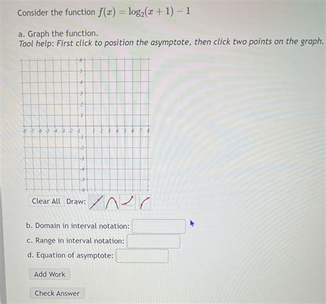 solved question 22 ﻿consider the function f x log2 x 1 1a