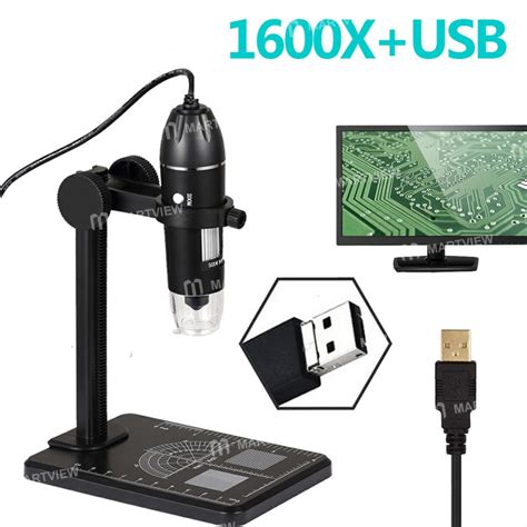 10x 1600x Handheld Portable Digital Usb Interface Electron Stereo