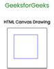 HTML Canvas Drawing GeeksforGeeks