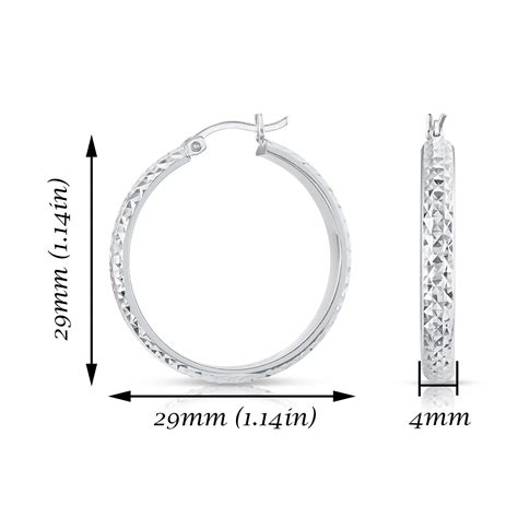 Hoop Earrings With Hand Engraving In Sterling Silver Tilo Jewelry®
