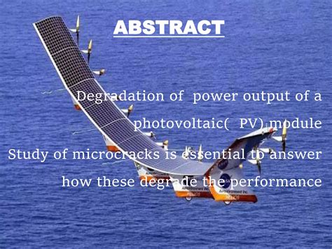 MICROCRACKS IN PV MODULE Ppt PPTX