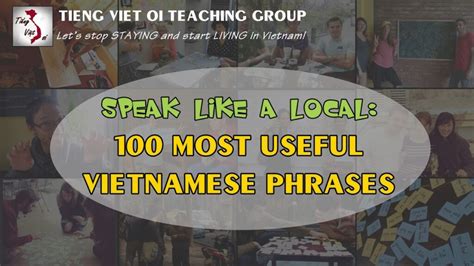 100 Most Useful Phrases In Vietnamese- Part 1 | Learn Vietnamese With ...
