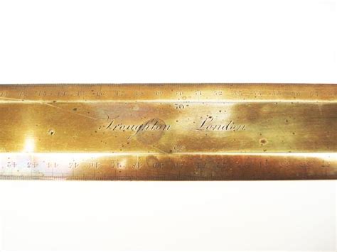Bonhams A Troughton Brass Rule English Circa 1830
