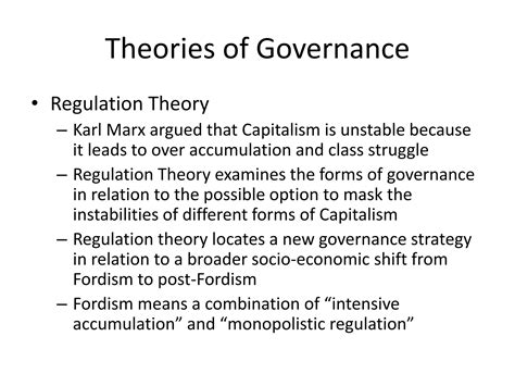 Lecture 6 Theories Of Governancepptx