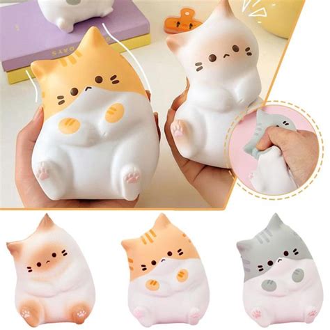 Anti Stress Squeeze Toy Cute Cat Stretchy Toy Kawaii Relief Stress