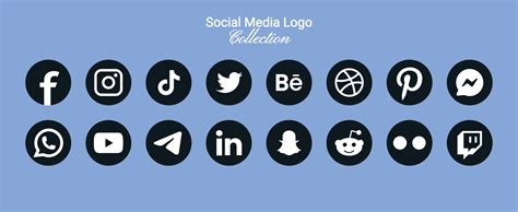 Popular Social Network Symbols Social Media Logo Icons Collection