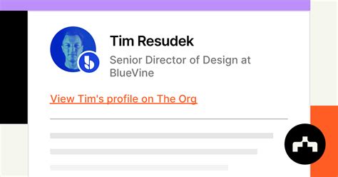 Tim Resudek Senior Director Of Design At Bluevine The Org
