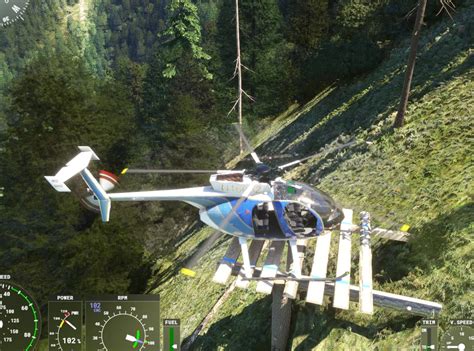 Helicopter Abrupt Induced Yaw When Flying Over Edge Of Elevated