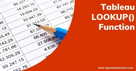 Tableau Lookup Function