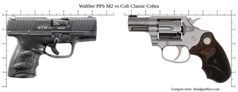 Walther Pps M2 Vs Colt Classic Cobra Size Comparison Handgun Hero