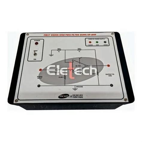 First Order High Pass Filter Using Operational Amplifier For Electronic Lab At Piece In