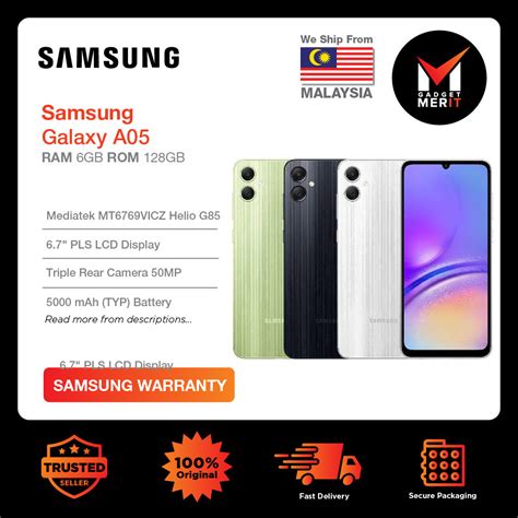 Samsung Galaxy A05 Smartphone Mediatek Helio G85 6 7 Pls Lcd