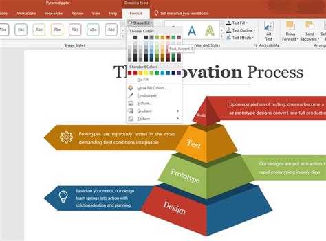How To Create D PowerPoint Pyramids With Shape Model PPT Templates