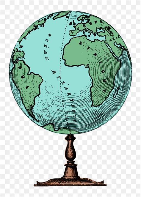 Globe Png Sticker Vintage Educational Premium PNG Rawpixel