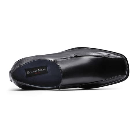 Bruno Marc Mens Formal Leather Lined Square Toe Dress Loafers Shoes