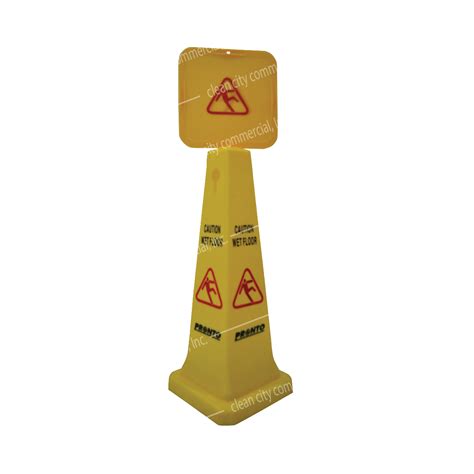 Cone Type Wet Floor Sign Clean City Commercial Inc