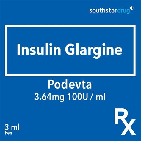 Buy Rx Podevta 3 64 Mg 100u Ml 3 Ml Online Southstar Drug