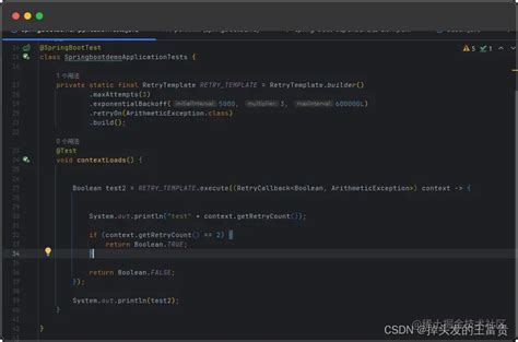 如果你需要使用重试机制，请使用spring官方的spring Retryspring Retry 是 Spring Fr 掘金