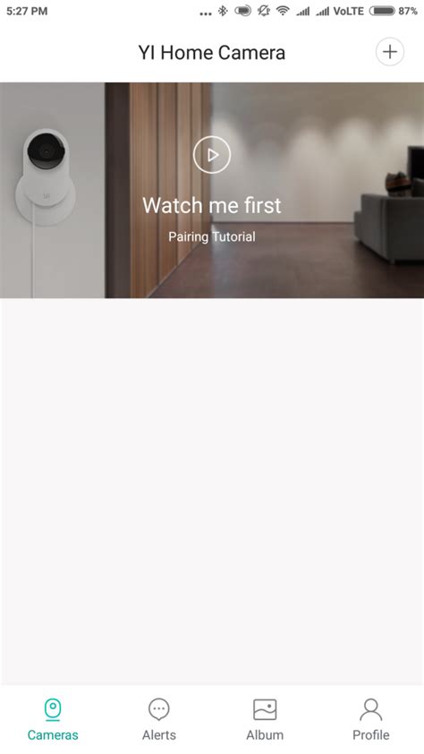 android setup for yi dome wireless ip security surveillance 720p camera