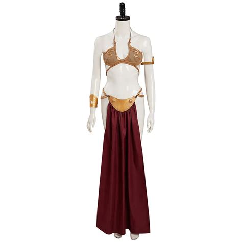 Fantasia Princesa Leia Escrava Star Wars Cosplay H2l Cosplay