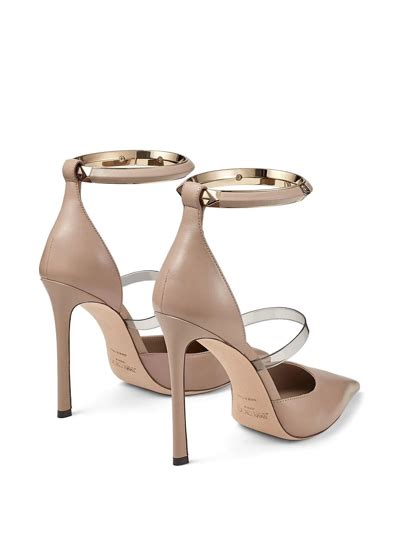 Jimmy Choo Dreece 110mm Pumps In Nude Modesens