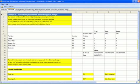 Bytescout XLS Viewer Main Window ByteScout Bytescout XLS Viewer Is