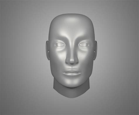 Face Base Mesh Cgtrader