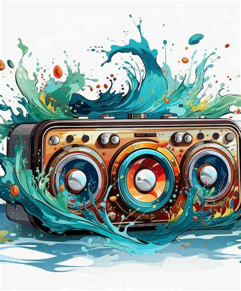 Premium Photo Wireless Wonders A Portable Speaker Extravaganza