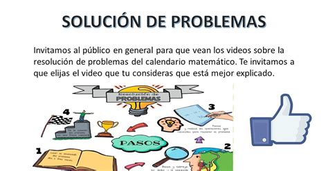 OFELIA MATH S CLUB COMPETENCIA DE VIDEOS SOBRE LA RESOLUCIÓN DE PROBLEMAS