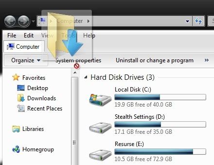 Add Tab Feature To Windows Explorer Using QTTabBar Stealth Settings