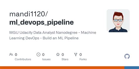 Github Mandi1120mldevopspipeline Wgu Udacity Data Analyst Nanodegree Machine Learning