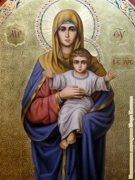 Иконописная мастерская Игоря Климова | Blessed mother, Jesus mary and ...