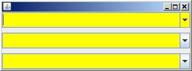 Java JComboBox Does Not Behave Same As JTextField How Can I Have It Look Similar Stack