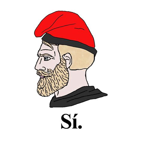 Catalan Chad Says Yes Blank Template Imgflip