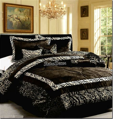 Zebra Queen Comforter Set