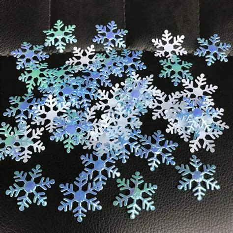 2018 New 1 5 2 3cm100 200 300pcs Christmas Snowflakes Wedding Parties