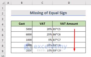Excel Showing Formula Instead Of Result Reasons ExcelDemy