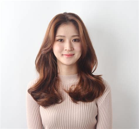 중간머리 엘린펌 웨이브 파마 미디움 레이어드컷 중간길이 헤어스타일